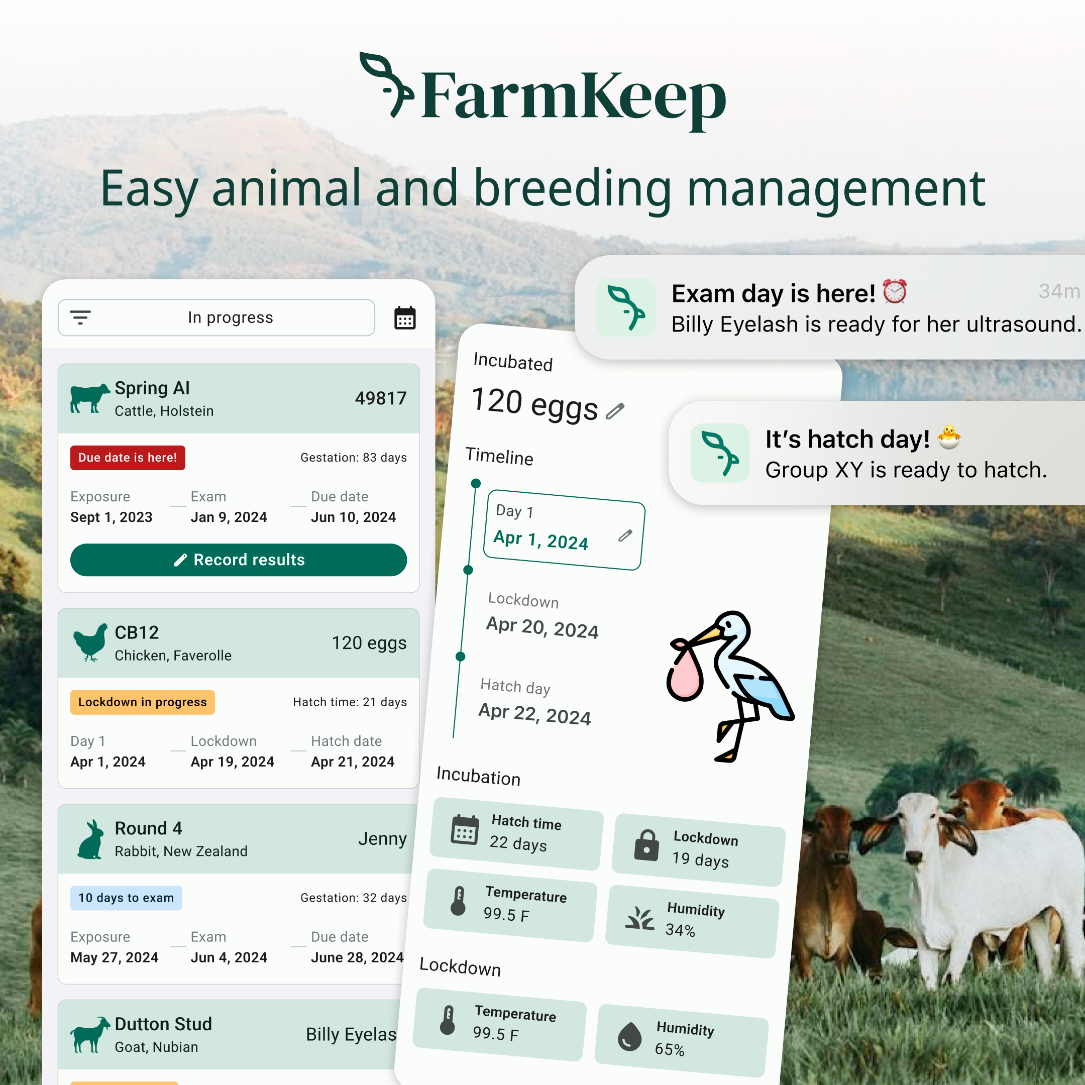 Gestation Livestock Calculator